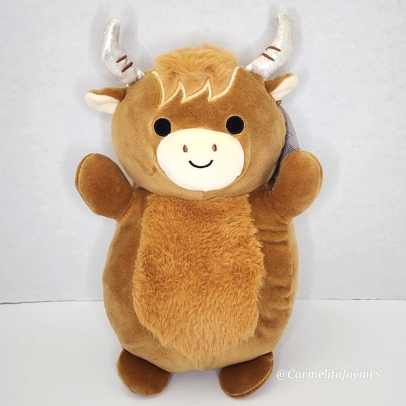 Squishmallows | Toys | Wilfred Highland Cow W Fur Hair Belly Hugmee ...